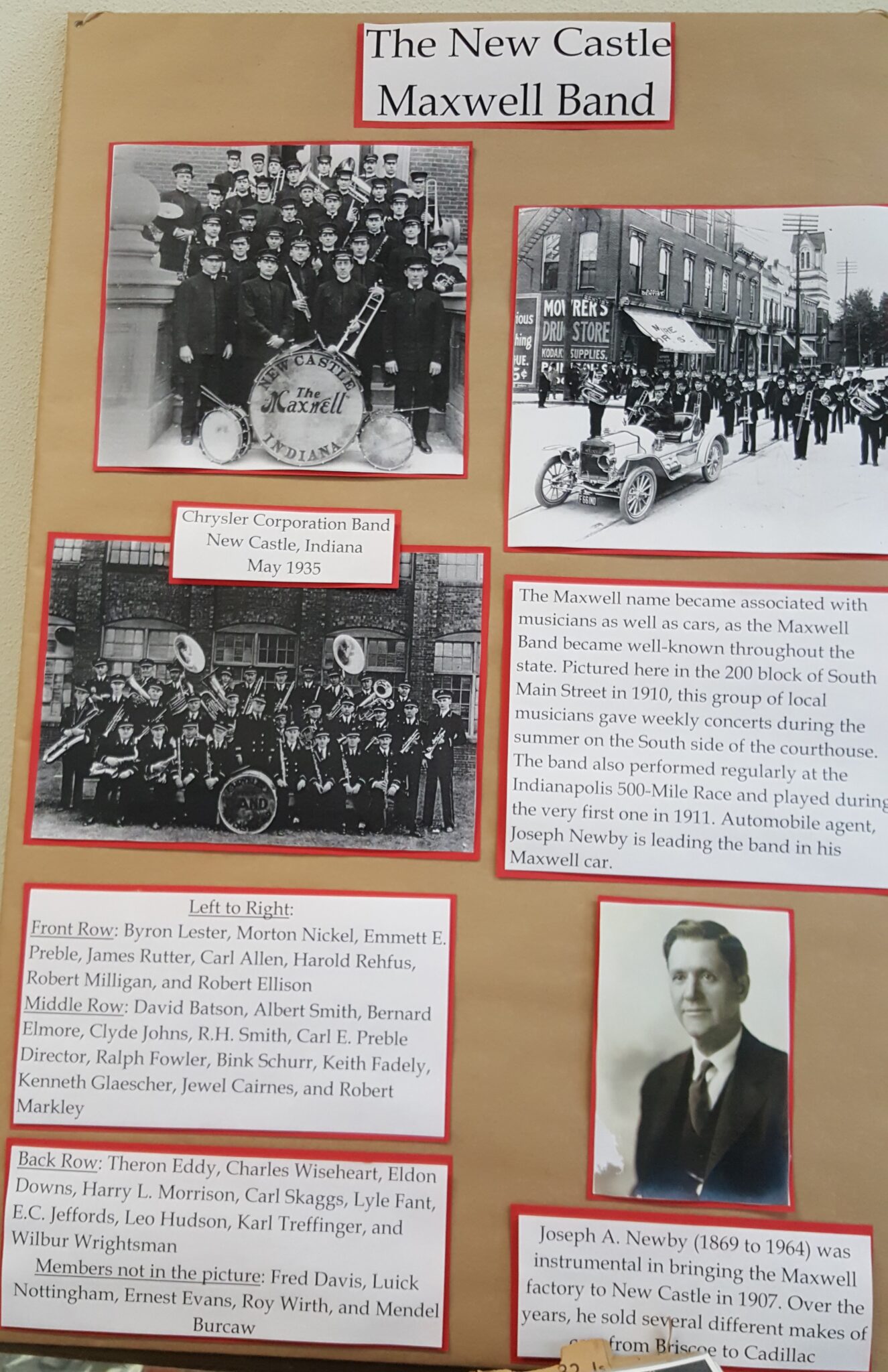 New Castle Maxwell Band – Henry County Historical Society & Museum